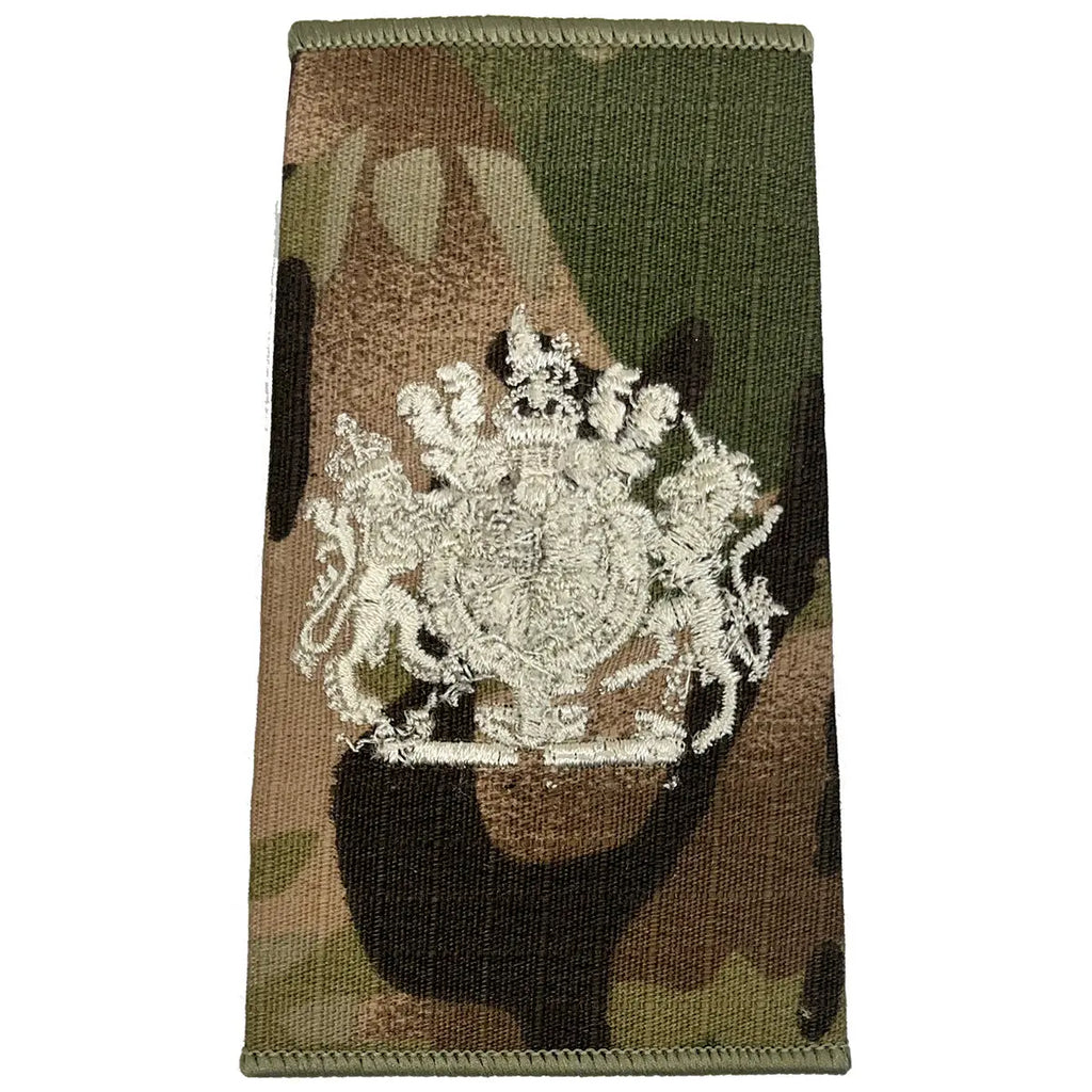 Multicam Rank Slides with Ivory Embroidery Pair | John Bulls