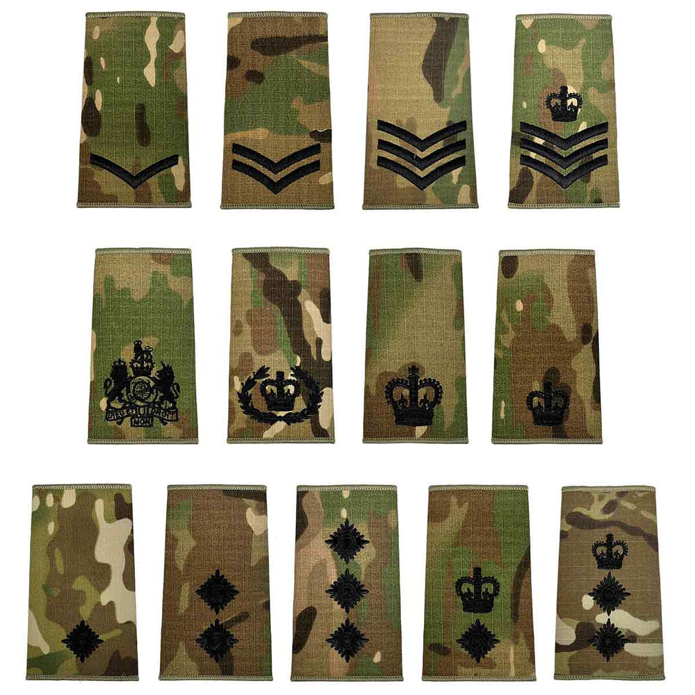 British Army Rank Slides & Appointment | John Bull Clothing