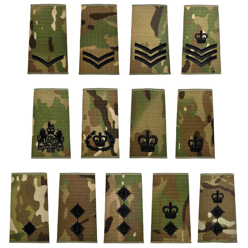 British Army Rank Slides & Appointment | John Bull Clothing