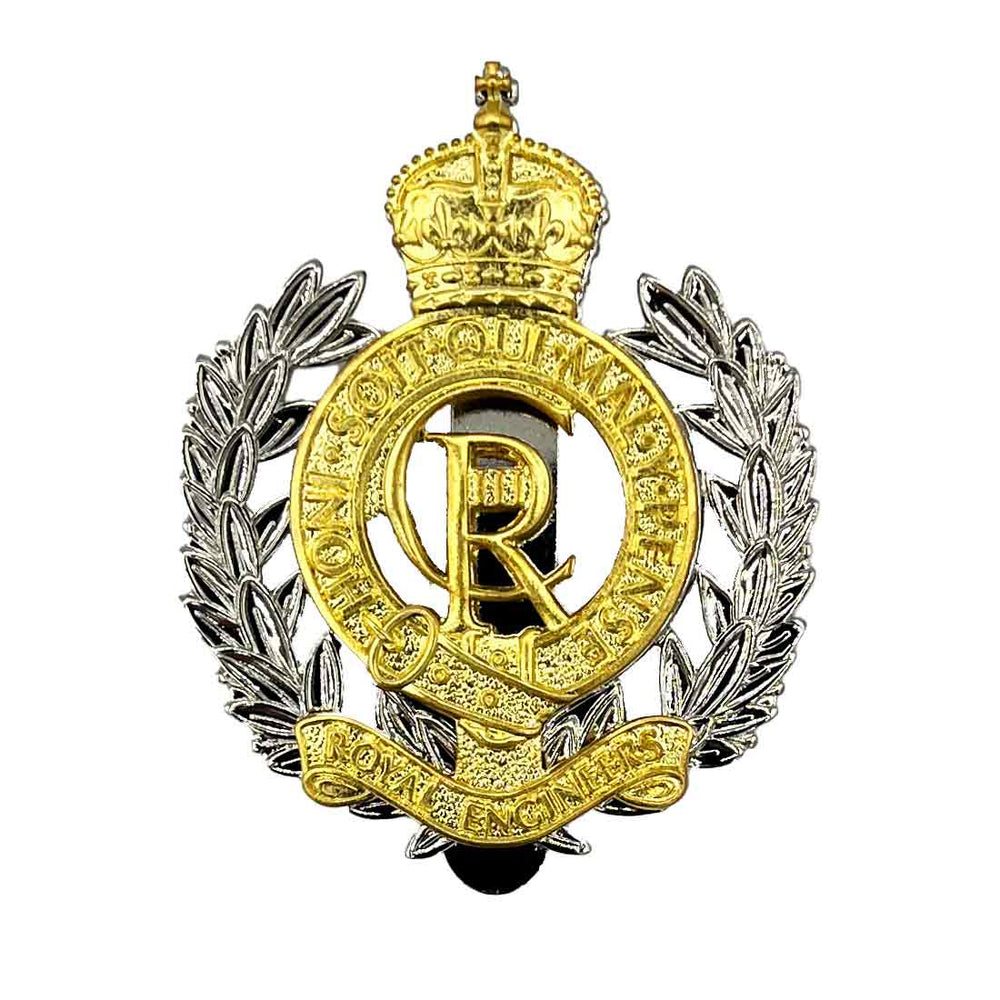 Royal Engineers Beret Cap Badge Kings Tudor Crown | John Bull Clothing