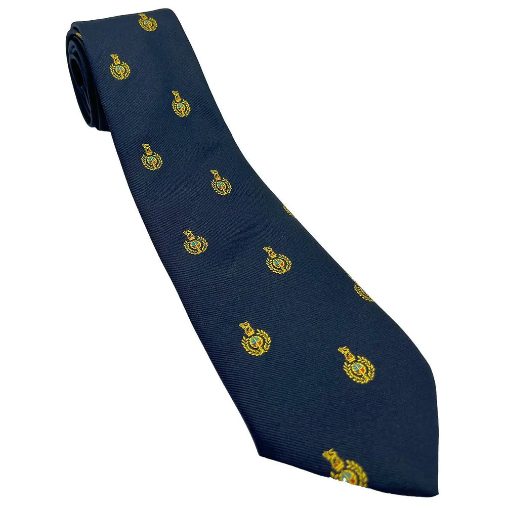 Royal Marines Commando Crest Regimental Polyester Tie - John Bull