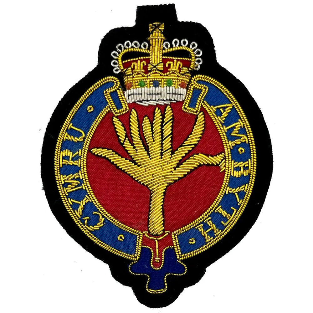 Welsh Guards Wire Bullion Blazer Badge | John Bull Clothing
